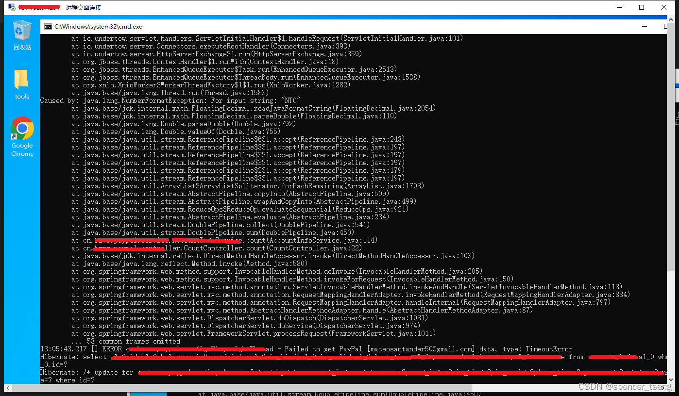 java.lang.NumberFormatException: For input string: “NT0“_numberformatexception for input "ping ...