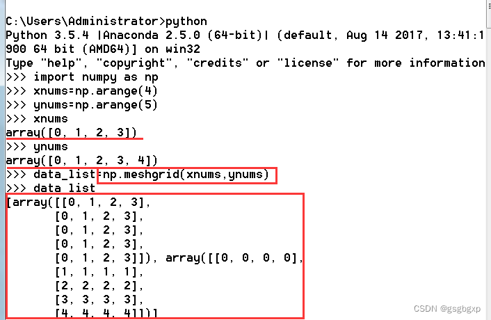 Python中mgrid和meshgrid的不同python Mgrid Meshgrid Csdn博客
