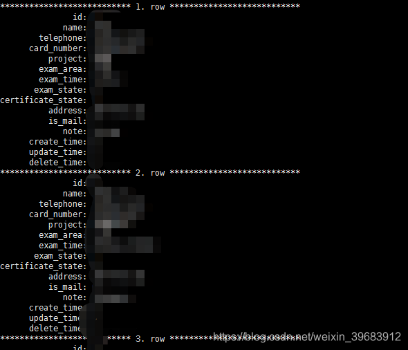 Mysql终端查询数据显示格式问题mysql终端查询列模式 Csdn博客