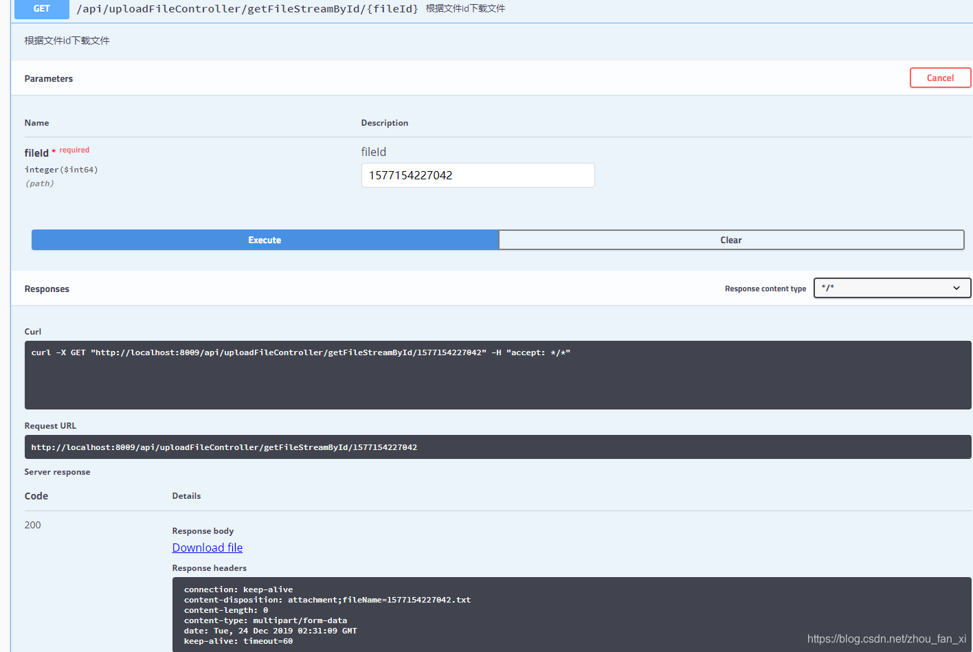 springboot集成mysql数据库实现文件上传下载_springboot根据mysql的blob字段下载文件-CSDN博客