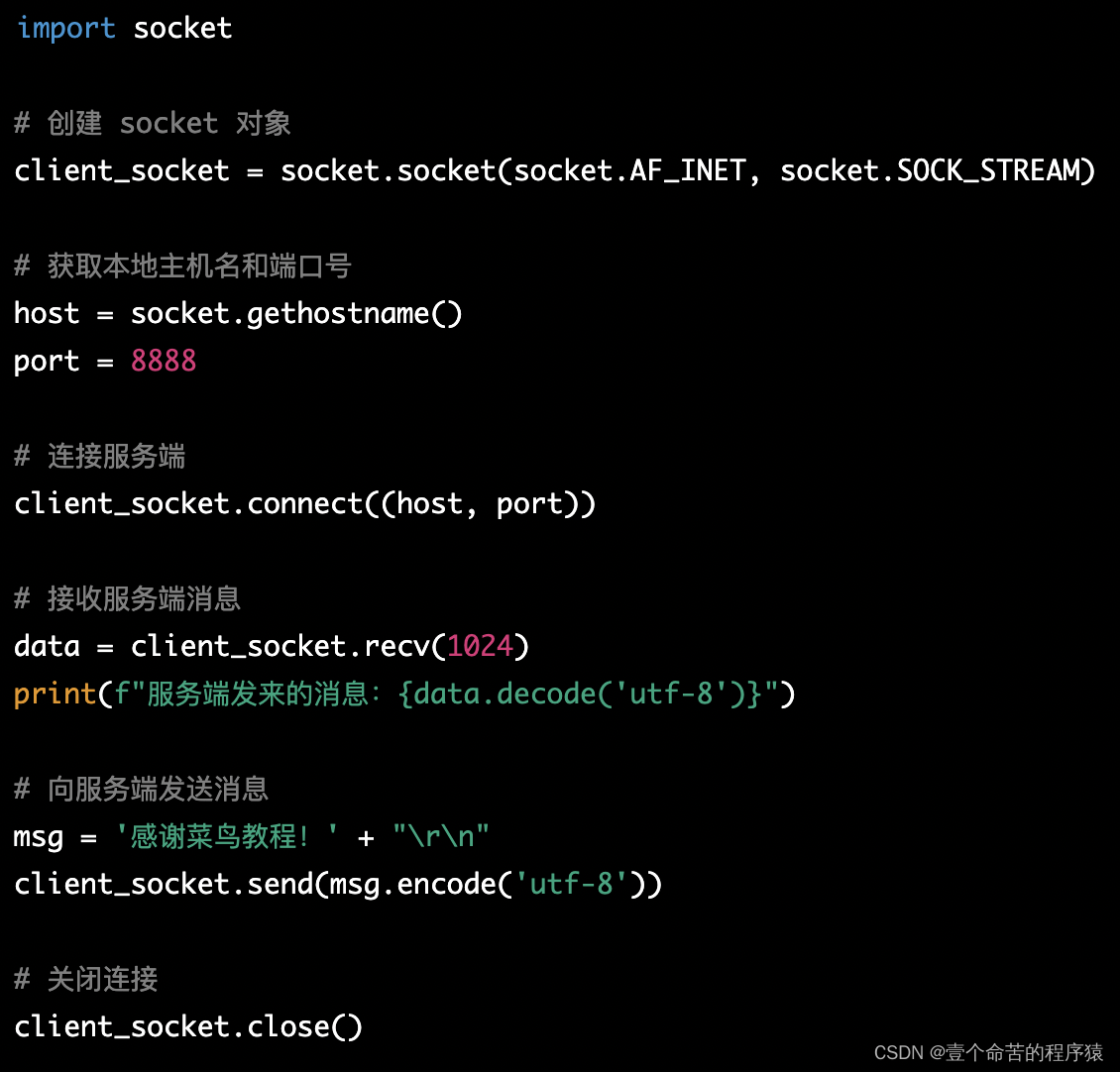 Python入门篇（九）---网络编程_equests-CSDN博客