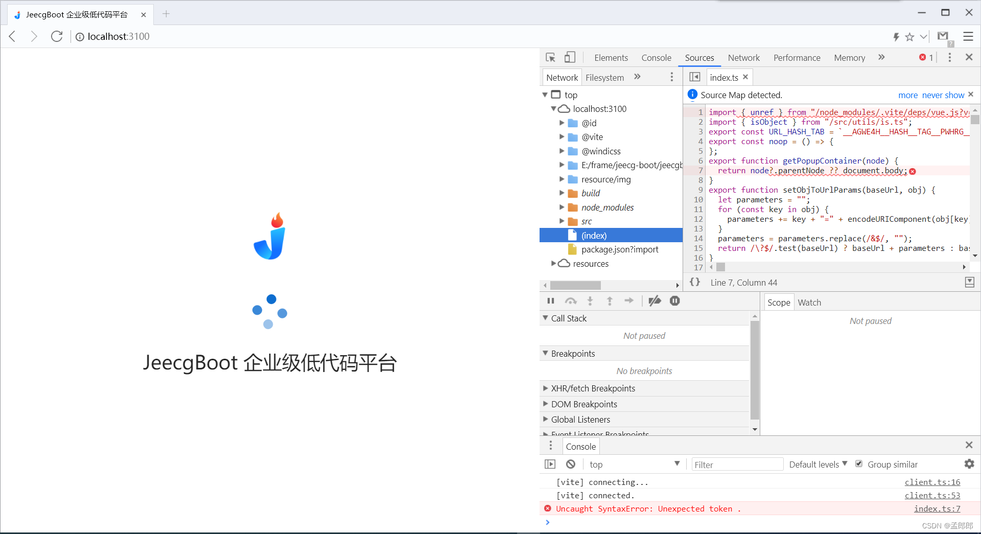 Jeecg-Boot 低代码开发平台之路（三） —— Vue3 版本登录一直在加载_jeecgboot 企业级低代码平台 一直再转-CSDN博客