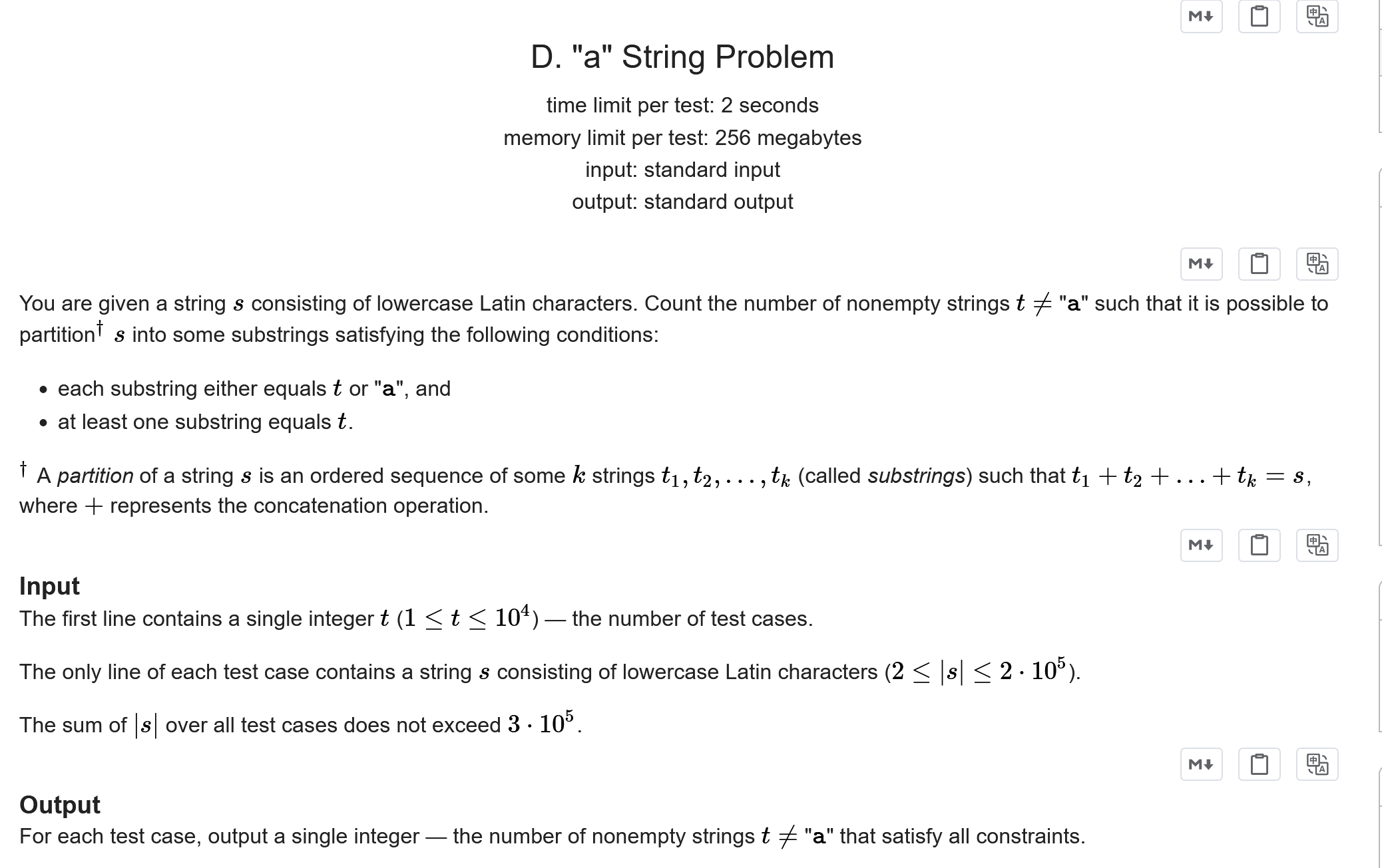 Codeforces Global Round 26 D. “a“ String Problem 【Z函数】_d. "a" string problem-CSDN博客