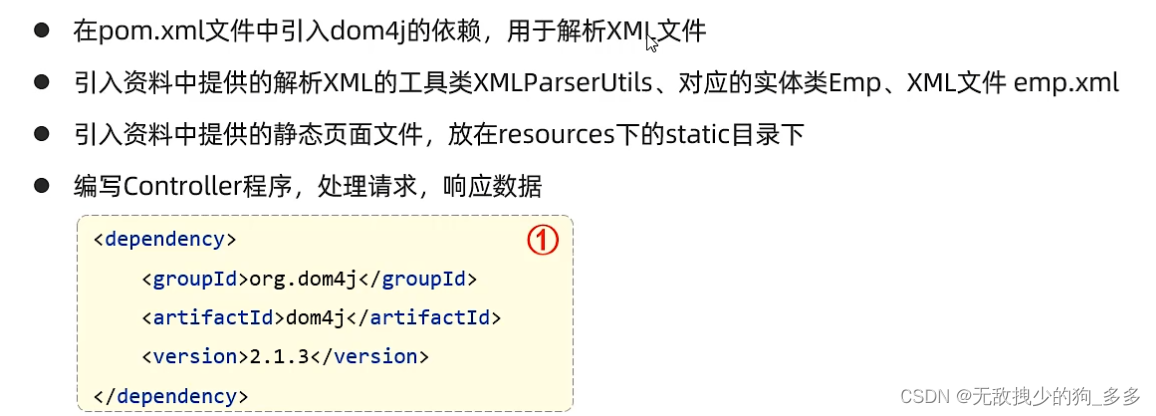 基于Springboot的web后端开发三层架构上手实操_springboot dom4j-CSDN博客