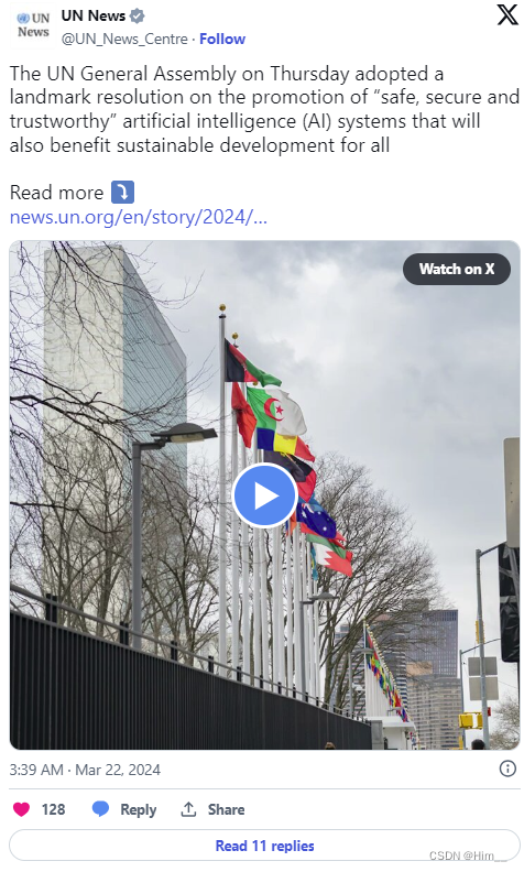 UN passes first global AI resolution-CSDN博客