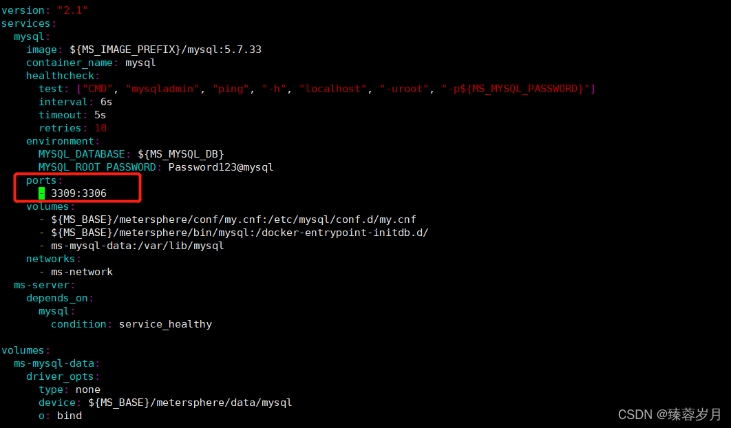 MeterSphere使用相关问题_dependency failed to start: container mysql is unh-CSDN博客