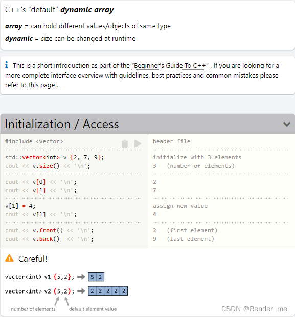 【Introduction to std::vector】-CSDN博客