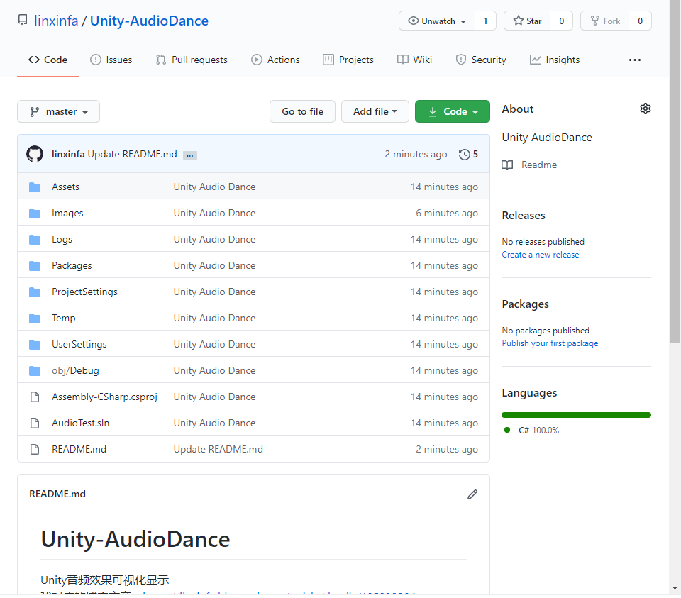 【游戏开发实验】Unity音频效果可视化显示（GetSpectrumData接口）_unity getspectrumdata-CSDN博客