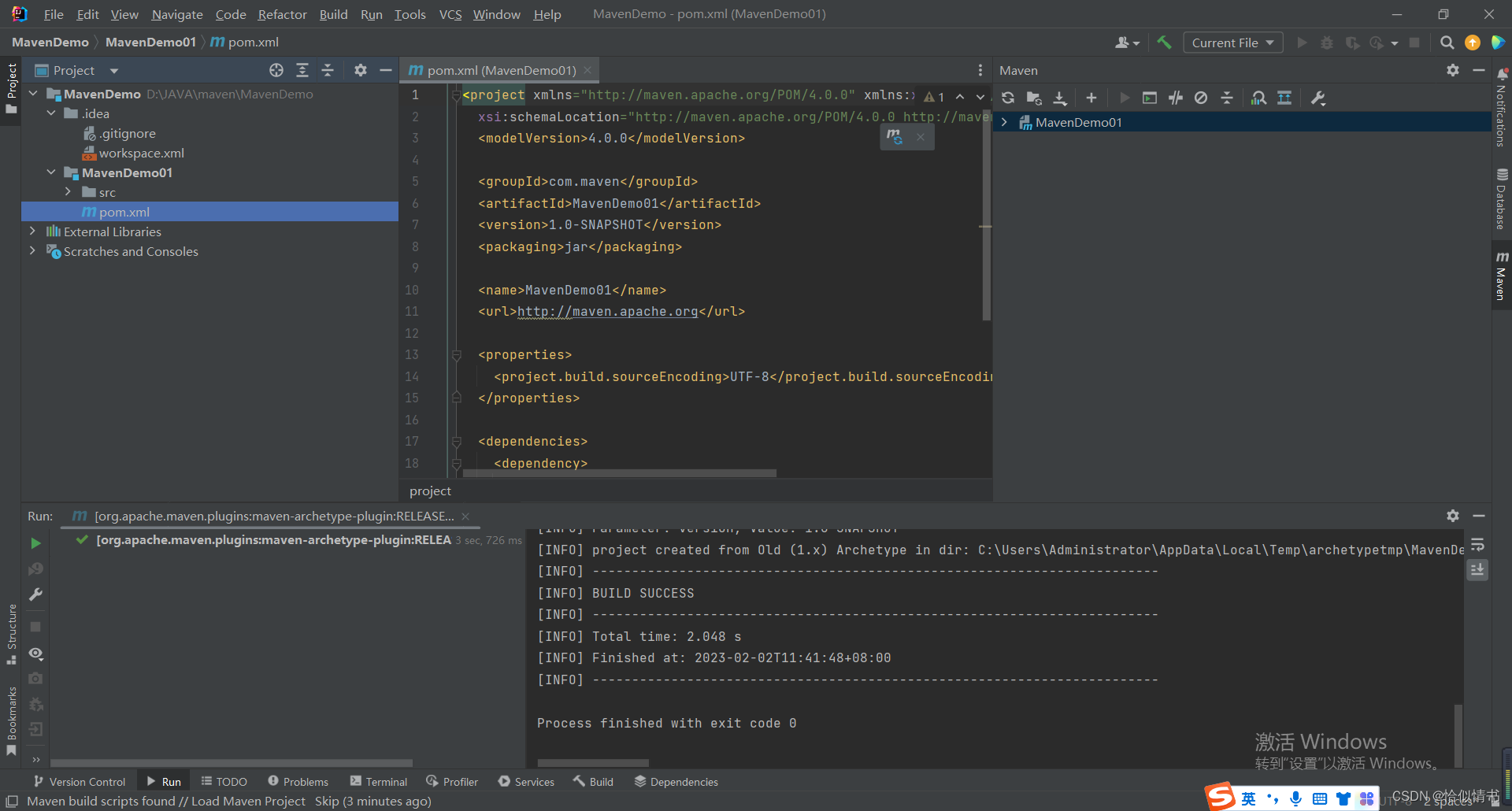 2、Maven——IDEA与eclipse（MyEclipse）创建工程的区别、Maven创建基本java工程_idea构建项目和maven构建的区别-CSDN博客