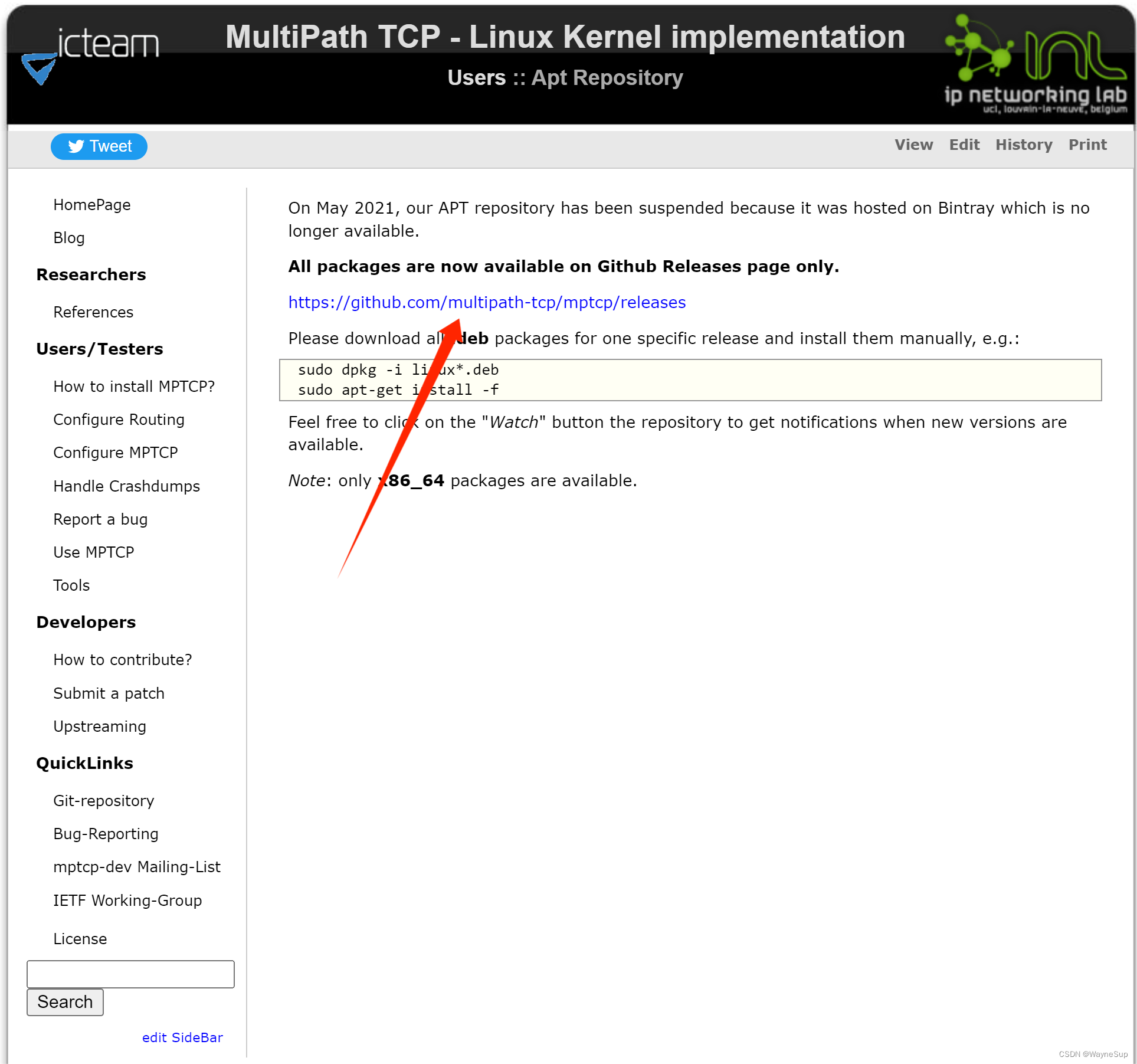 Ubuntu下配置Multipath TCP（MPTCP）By内核下载（一）-CSDN博客