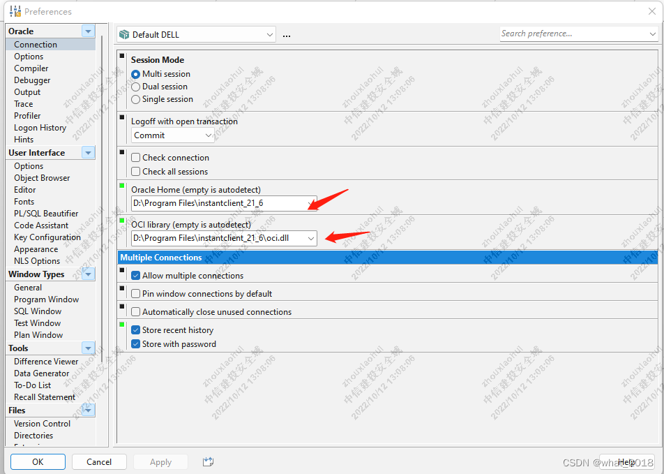 Oracle PLSQL Developer安装、OCI库、tnsnames.ora配置_plsql developer8.0 ocil-CSDN博客