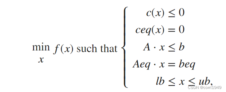 如何使用matlab工具箱的fmincon优化函数matlab Fmincon Csdn博客