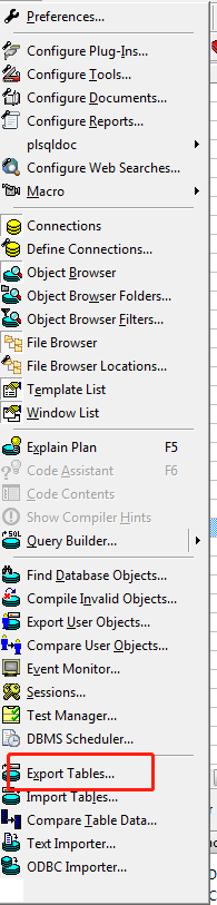 使用plsql导出oracle表结构和数据详解 数据泵导入导出plsql Export Tables Csdn博客