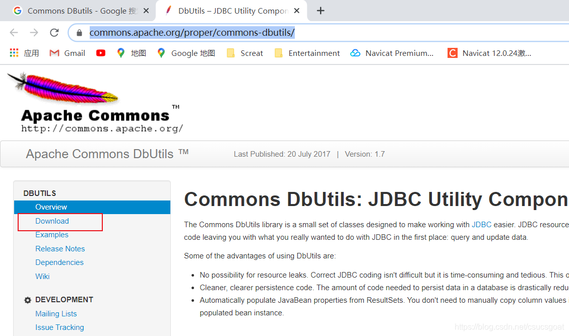 Jdbc入门十六:apache Commons Dbutils;(简化:增删改查)commons Dbutils 使用连接池 Csdn博客 2979