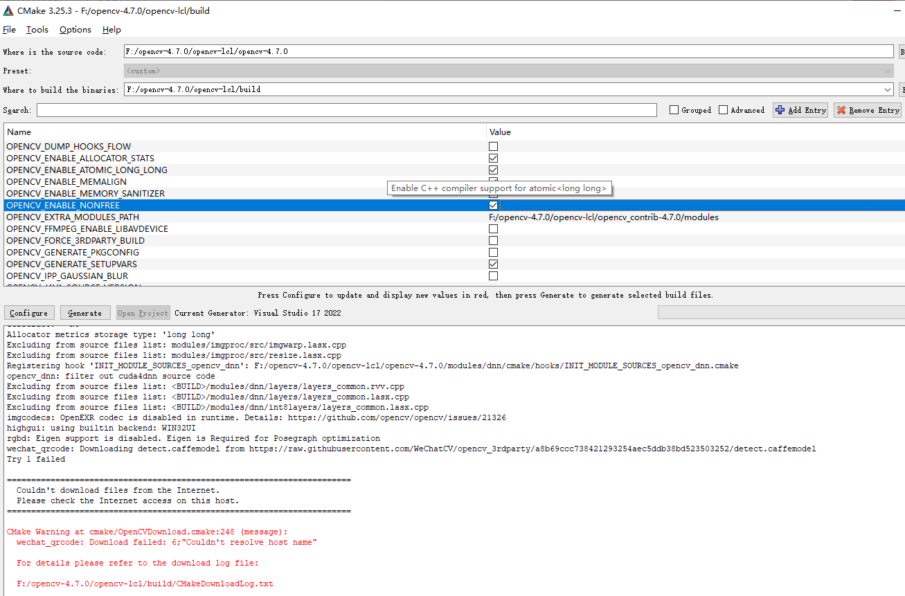 Win10 下编译 OpenCV 4.7.0/opencv_contrib-4.7.0_windows编译opencv-4.7-CSDN博客