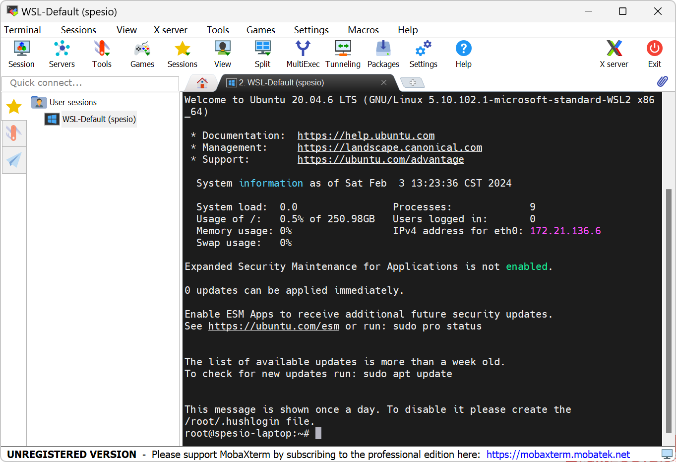 WSL2 + MobaXterm 实现应用的 GUI 功能_wsl mobaxterm-CSDN博客
