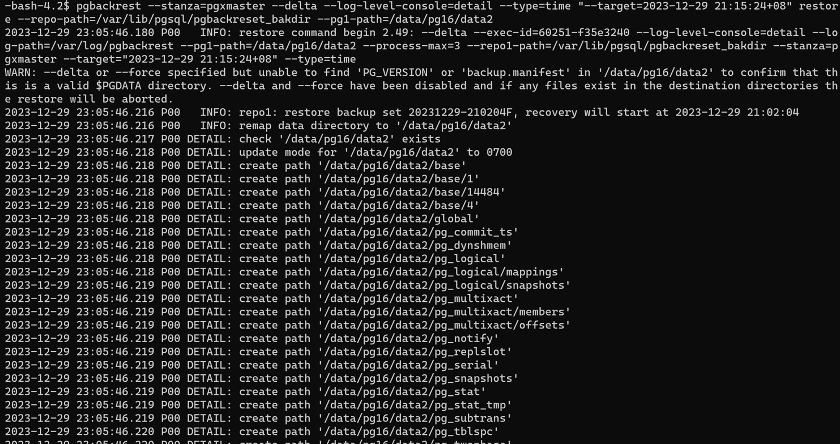 【pgBackRest备份工具使用】-CSDN博客