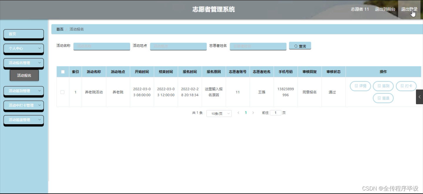 【附源码】java计算机毕业设计志愿者管理系统(springbootmysql开题论文)志愿者活动管理系统 Java英文文献 Csdn博客