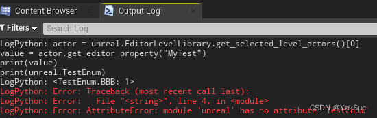 在UE中使用Python设置枚举类属性值的问题_unreal.editorlevellibrary-CSDN博客