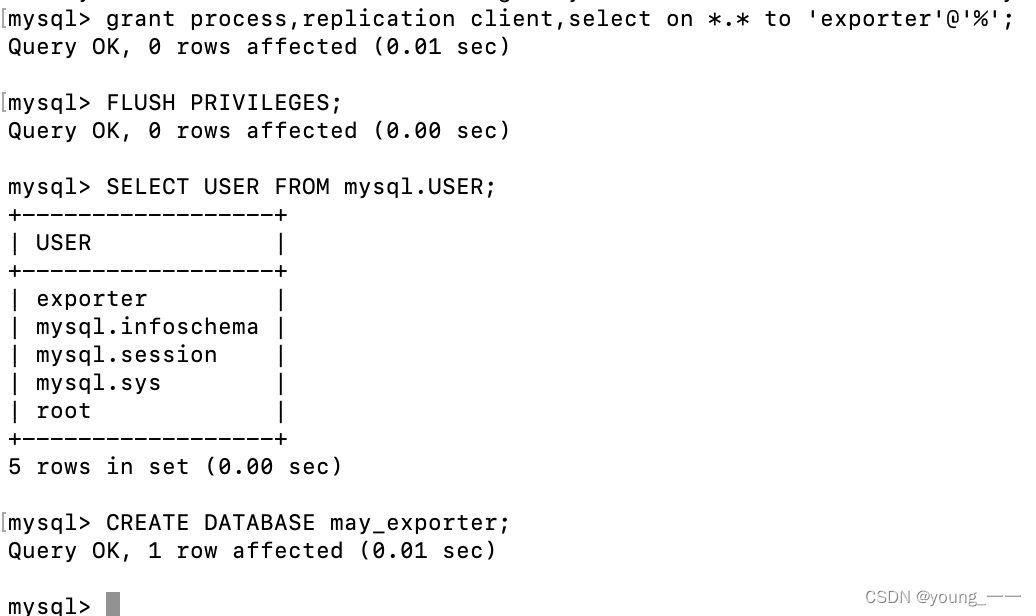 （mac）grafana Promethus监控之mysqld Exporter Mysql监控 Grafana Mysql模板 Csdn博客