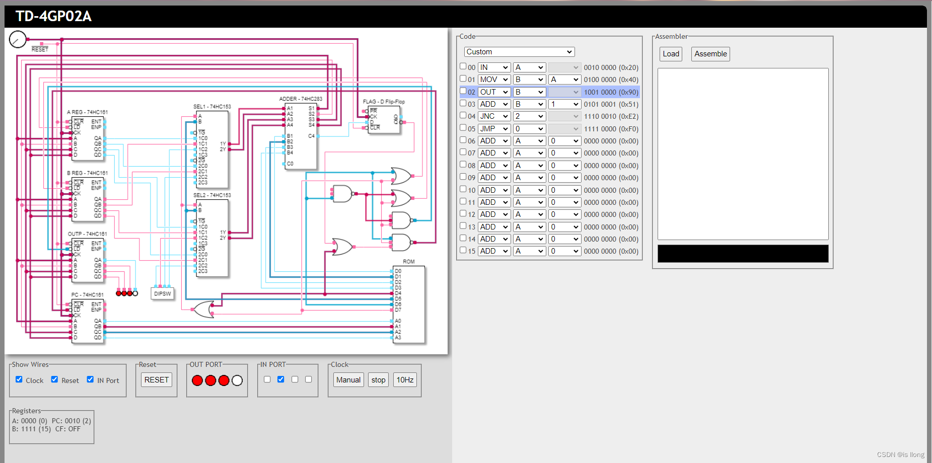 自制TD_4指令集的四位的软核单周期cpu_td4 cpu-CSDN博客