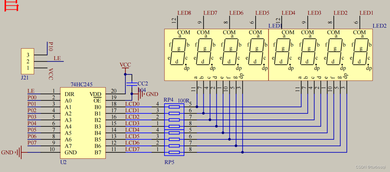 STC51-04-数码管系列_51单片机数码管位选和段选引脚-CSDN博客