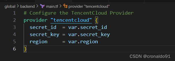 IaC基础设施即代码：使用Terraform 连接 tencentcloud腾讯云 并创建后端COS_terraform 腾讯云-CSDN博客