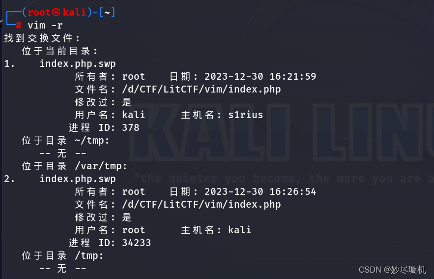 [LitCTF 2023]Vim yyds-CSDN博客
