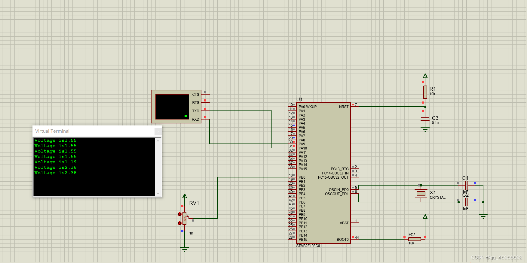 proteus stm32 ADC仿真采样结果始终是0_stm32+proteus+adc采集电压仿真显示为零-CSDN博客
