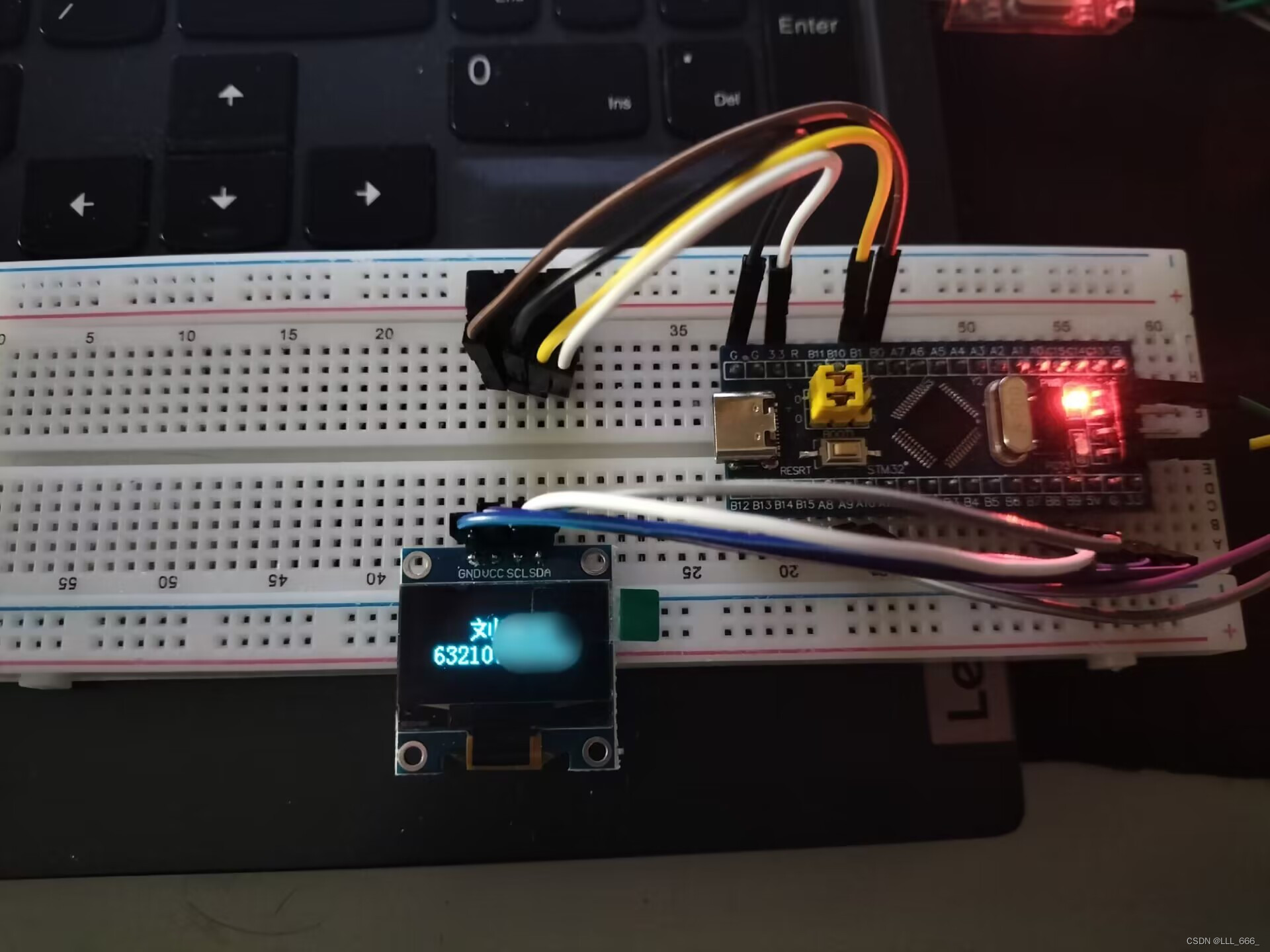 STM32F103OLED屏显_使用stm32f103的i 2 c接口在oled显 示屏显示实验日期以及本人学号-CSDN博客