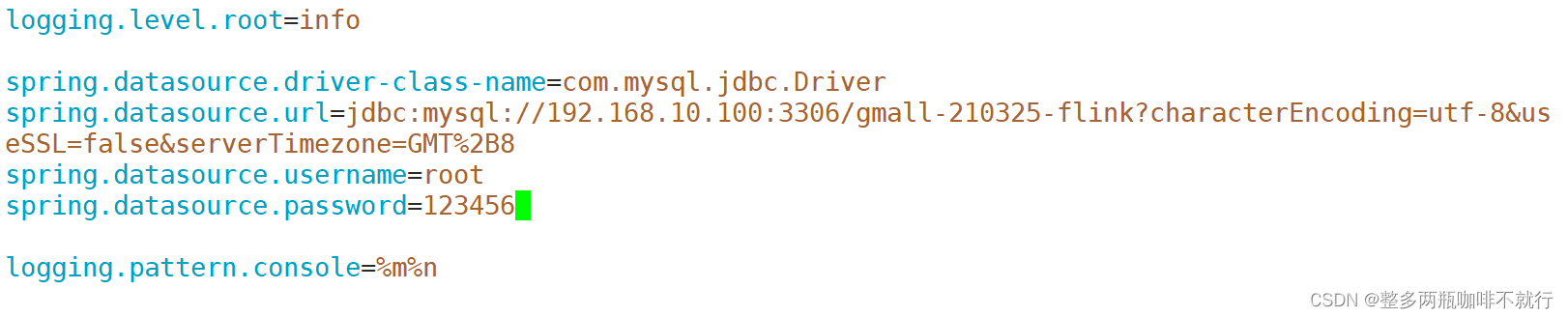 Spingboot连Mysql出错：Cause:java.sql.SQLException: Access denied for user ‘root‘@‘hadoop100‘ (using ...