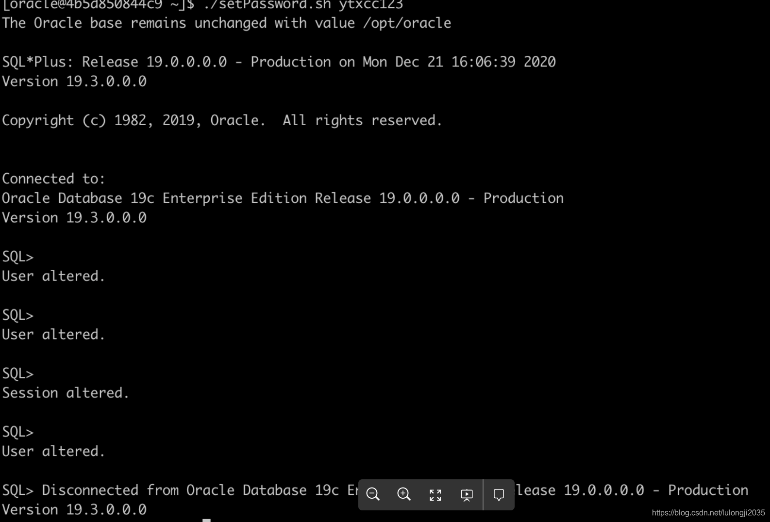 Docker安装Oracle19c_oracle setpassword.sh-CSDN博客