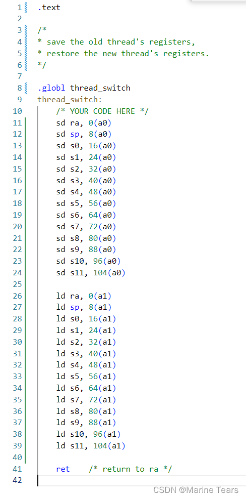 MIT 6.S081---Lab: Multithreading_mit6.s081-CSDN博客