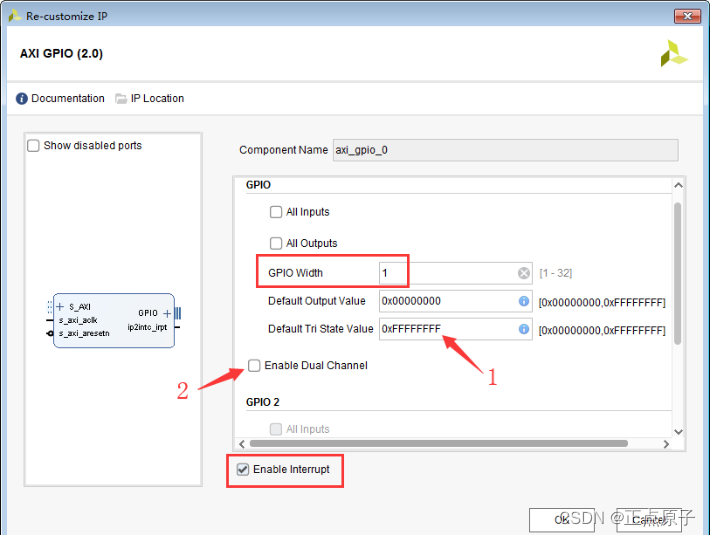【正点原子fpga连载】第五章axi Gpio按键控制led实验 摘自【正点原子】dfzu2eg4ev Mpsoc之嵌入式vitis开发指南正点原子 Fpga Axi Csdn博客