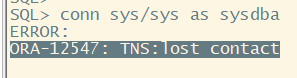 ORA-12547: TNS:lost contact 问题处理-CSDN博客