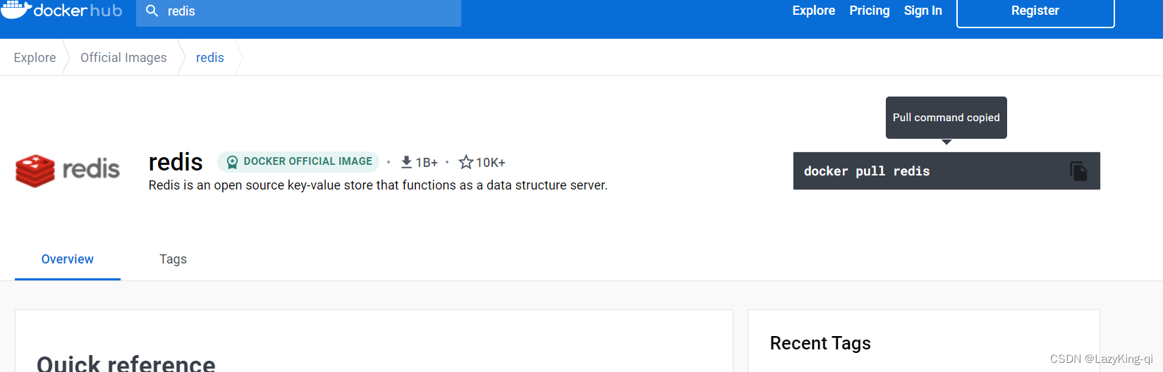 Docker镜像，容器，数据卷，网络_去dockerhub搜索redis镜像-CSDN博客