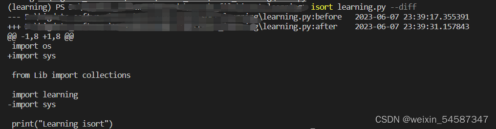 python导入模块规范化——isort_vscode isort-CSDN博客