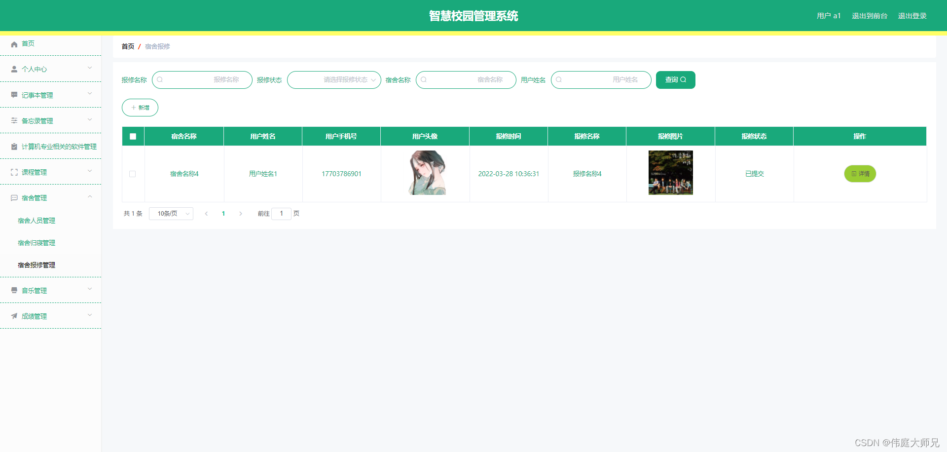 智慧校园基于springbootvue的智慧校园管理系统源码数据库文档基于springbootvue的智慧校园管理系统有多少 0201