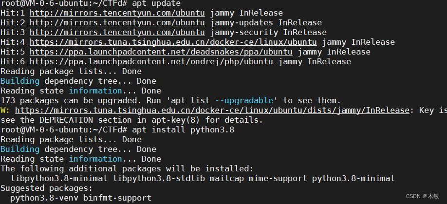 python3.8相关环境安装_e: package 'python3.8' has no installation candida-CSDN博客