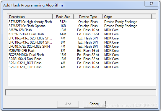 keil5中programming algorithm界面缺失芯片选项-CSDN博客