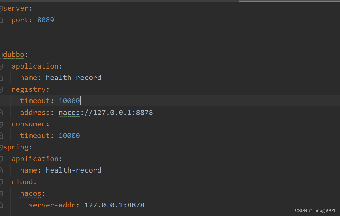 Springboot +Dubbo接入nacos集群_dubbo nacos集群-CSDN博客