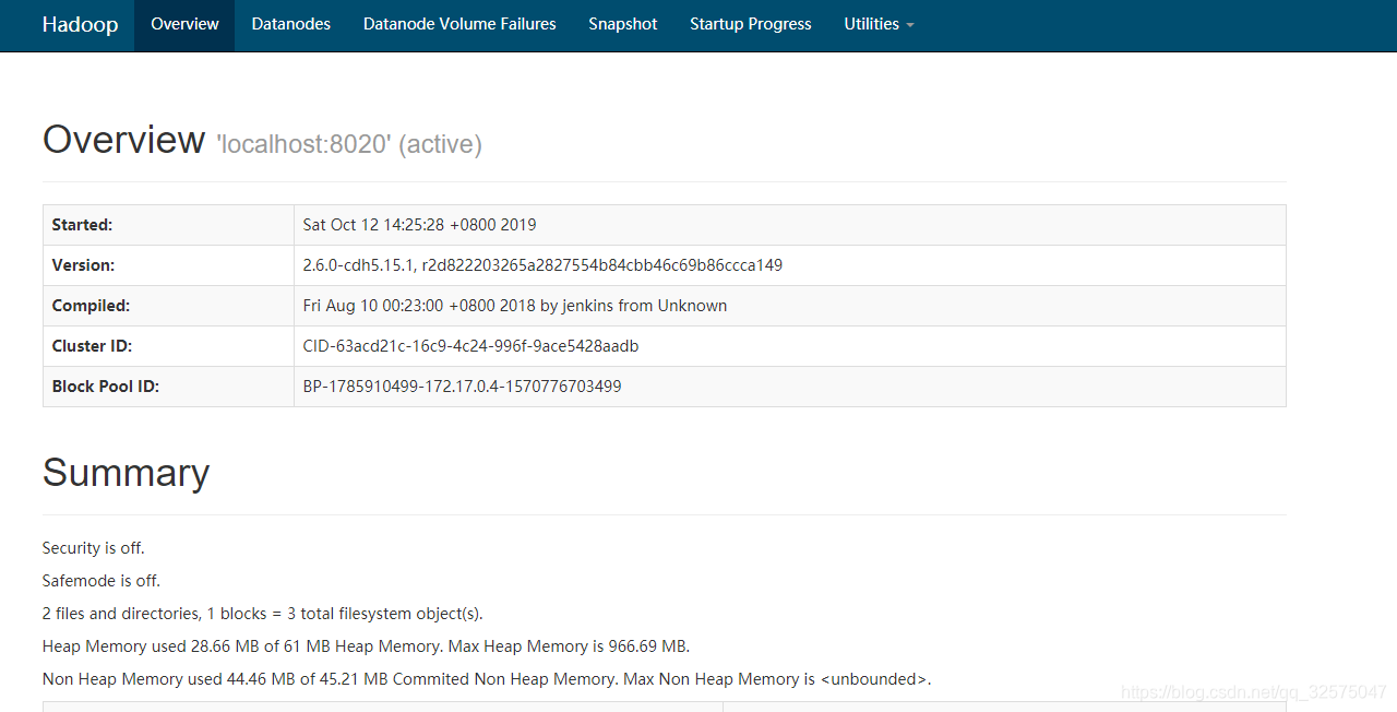 Linux(Centos7)下配置Hadoop的环境以及启动其HDFS的详细教程_centos打开hadoop显示什么才是成功-CSDN博客