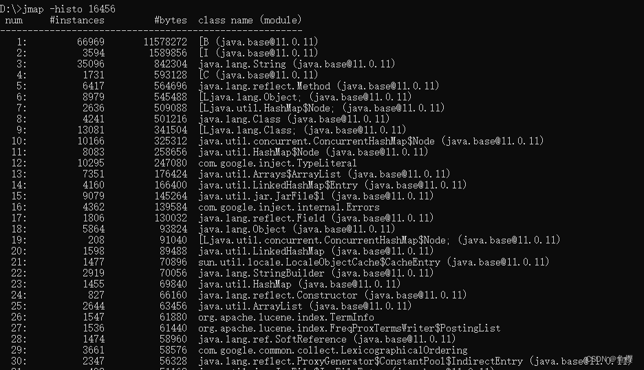 JVM常用监控工具(2)-jmap_jmap 监控-CSDN博客