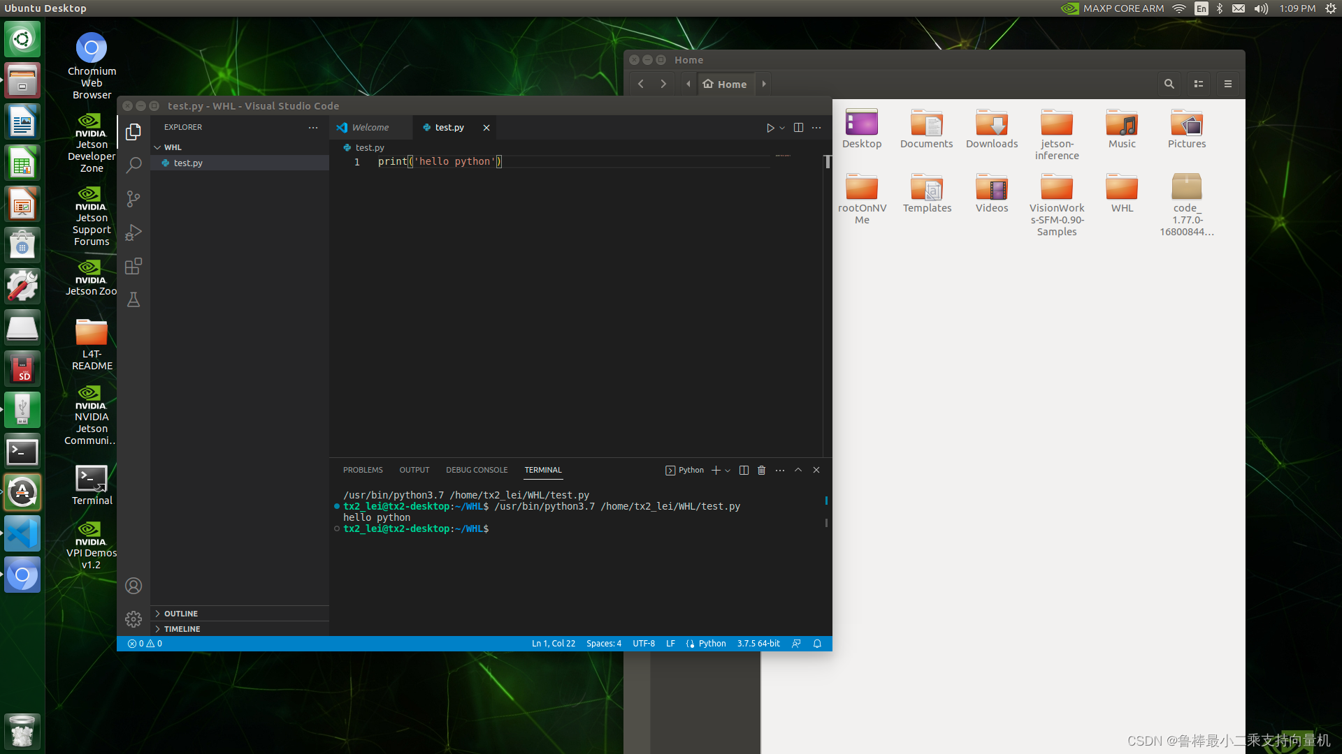 【玩转Jetson TX2 NX】（八）TX2 NX Visual Studio Code(VSCode)安装（详细教程）_jetson vscode-CSDN博客