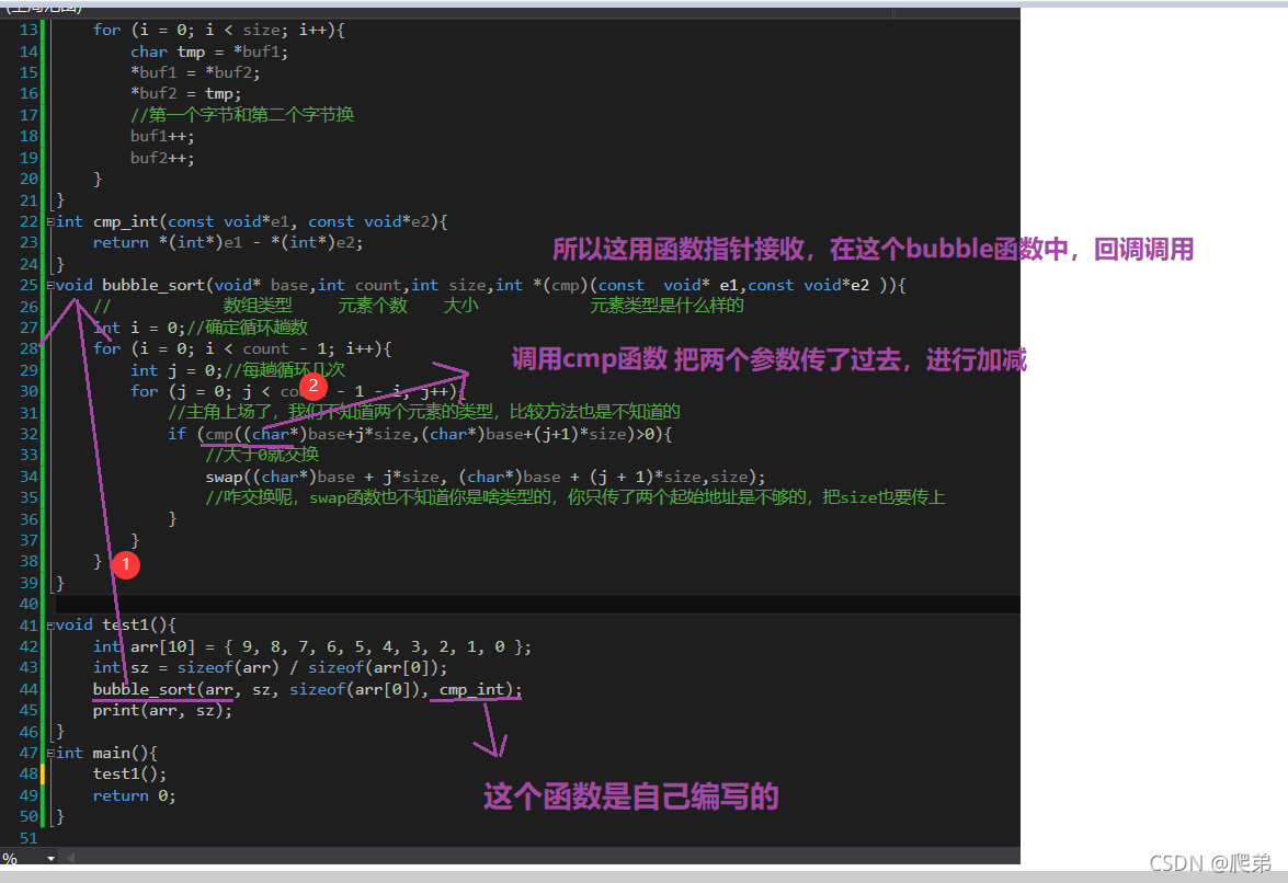 qsort函数的引用及模拟实现_qt qsort 无法引用-CSDN博客