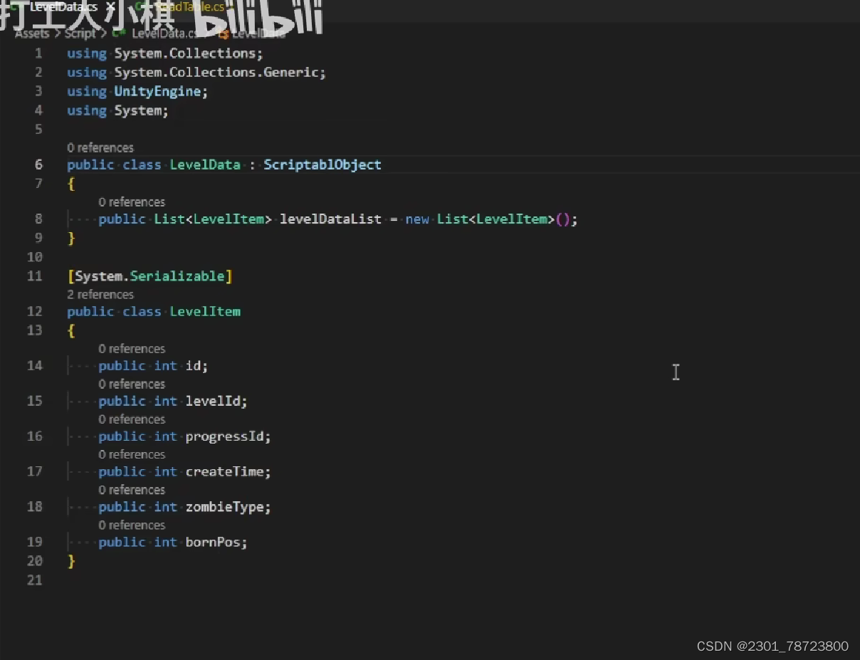Unity excle 配置 ScriptObject脚本资源 excel转SO 学习笔记_unity scriptobject-CSDN博客
