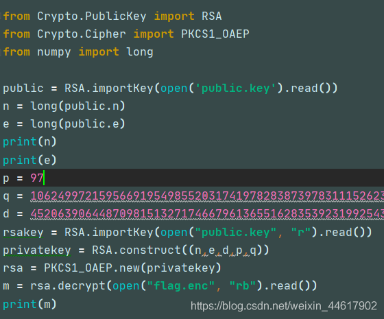 ctfshow_rsa刷题记录_ctfshow easyrsa7-CSDN博客