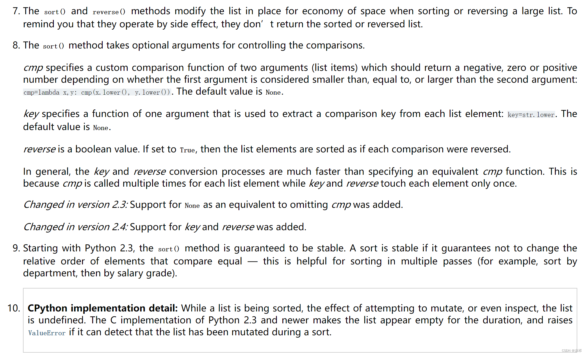 python3 Comparison Functions & functools.cmp_to_key_(i)完成两个参数的比较函数compare,用于排序时通过模块 functools中 ...