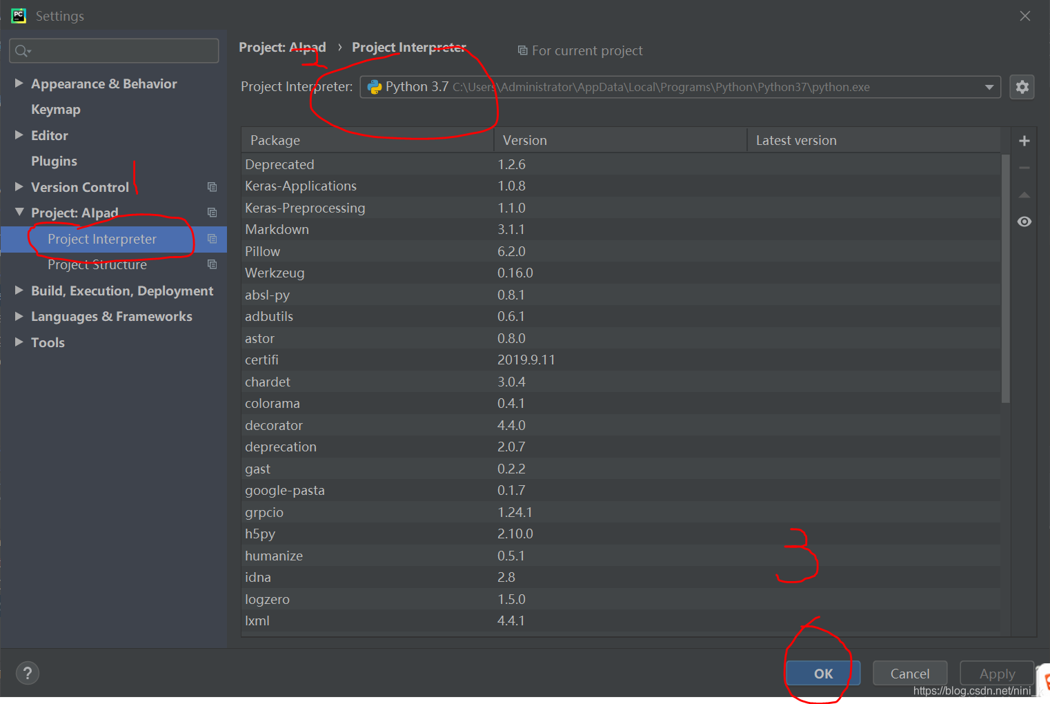 Pycharm运行.py文件时出现：Process finished with exit code -1073741515 ...